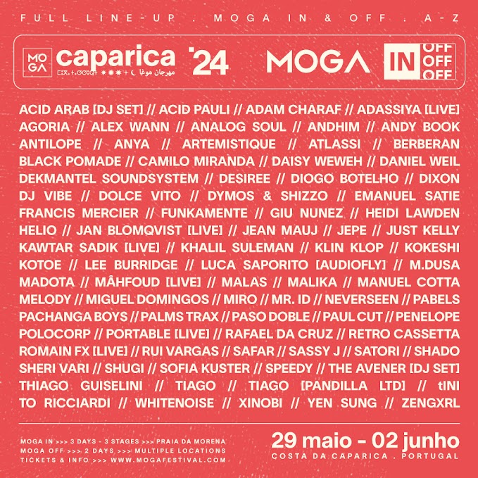 MOGA Caparica anuncia el lineup completo y los cabezas de cartel de las ...